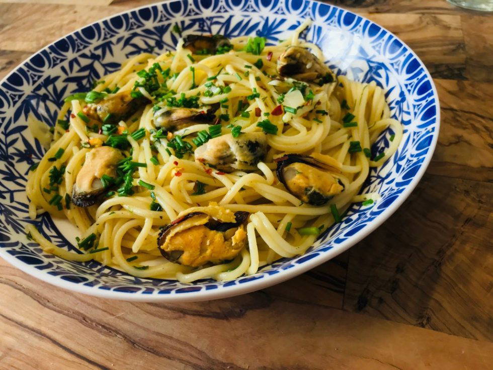 Midia Skordata - Mosselen met knoflook - Koken met Elefteria