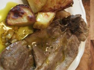 Brizoles me portokali - karbonades met sinaasappel - Koken met Elefteria